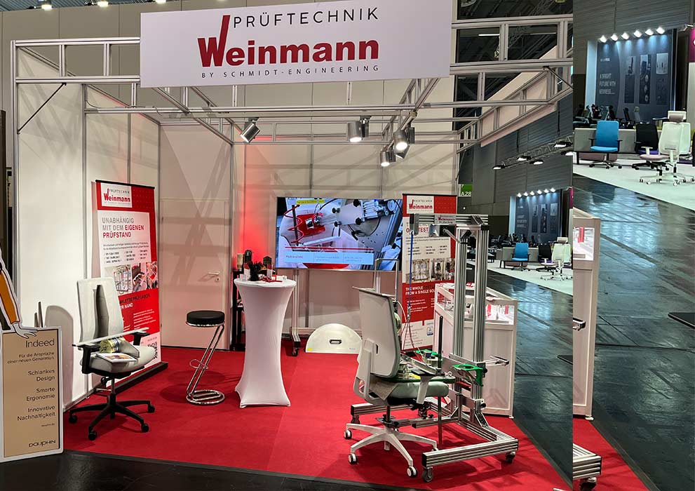 Weinmann Prüftechnik auf der ORGATEC - Weinmann Prüftechnik